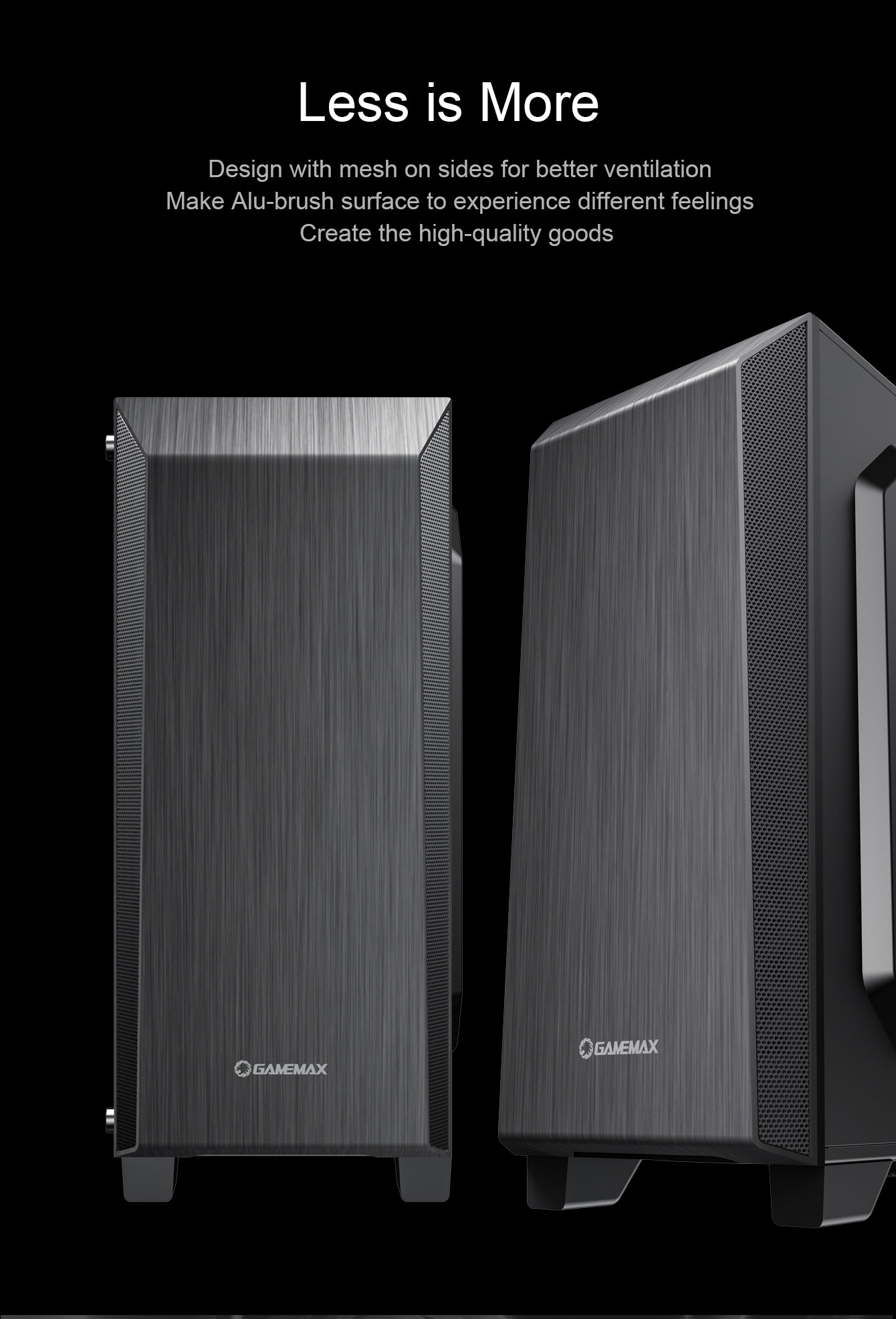 Gamemax Nova N5 Black USB3.0 Tempered Glass ATX Mid Tower Gaming ...
